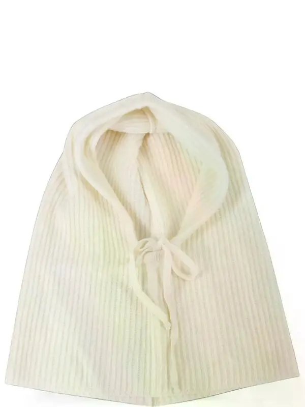 Federica Tosi Ribbed-knit Balaclava Hat