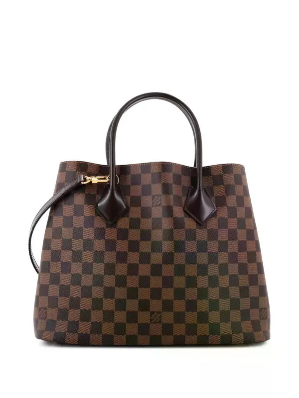 LOUIS VUITTON Kensington Handbag Damier Tote Bag - Brown