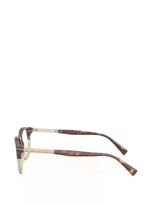 Brunello Cucinelli Tortoiseshell-effect Round-frame Glasses