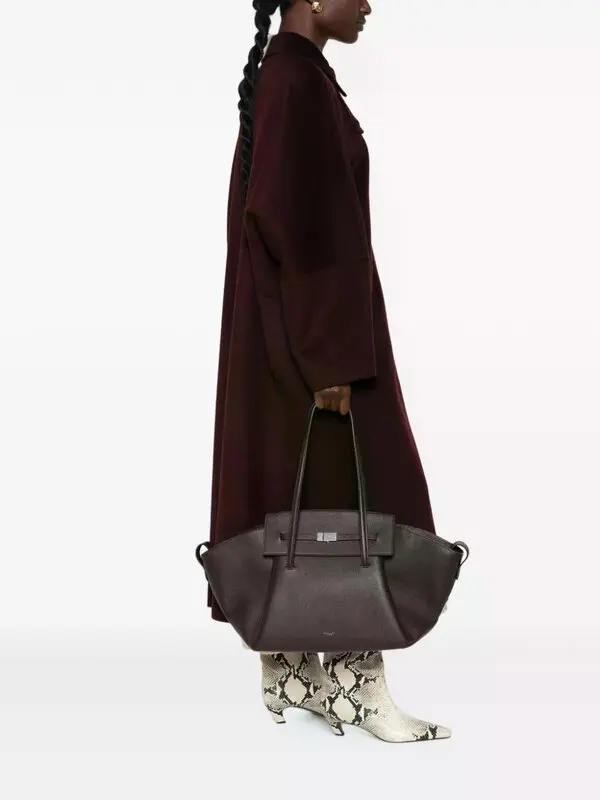 DEMELLIER Brooklyn Grained Leather Tote Bag