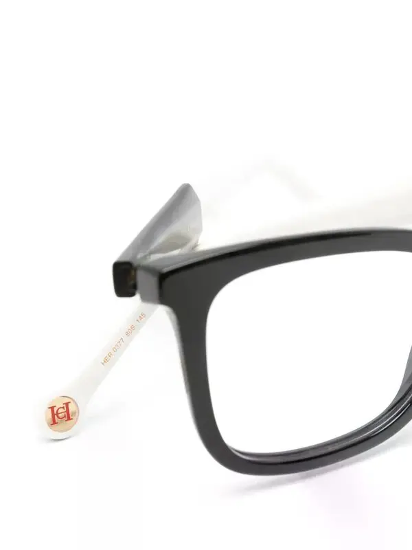 Carolina Herrera Logo-plaque Cat-eye Frame Glasses