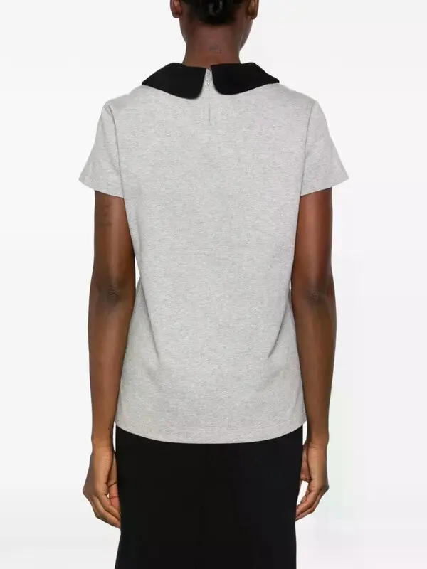 N°21 Peter Pan Collar T-shirt - Grey