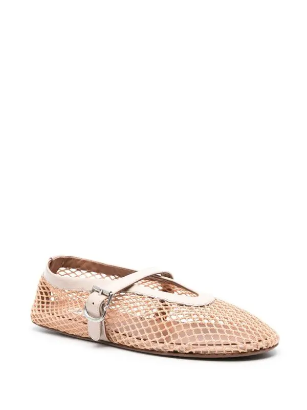Alaïa Fishnet Ballet Flats