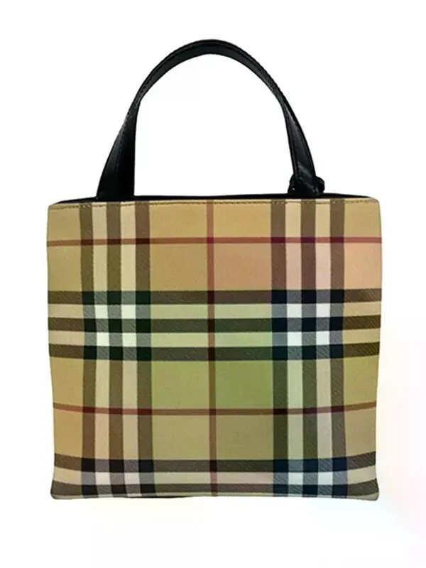 Burberry 1990-2000 House Check Canvas Handbag
