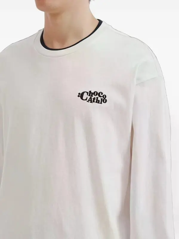 CHOCOOLATE Logo-print Long-sleeve T-shirt