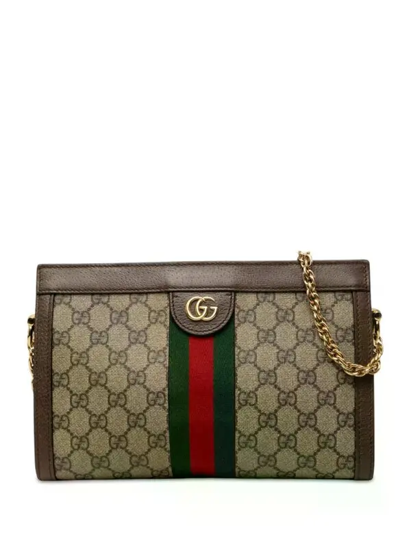 Gucci 2000-2015 Small Gg Supreme Web Ophidia Chain Crossbody Bag