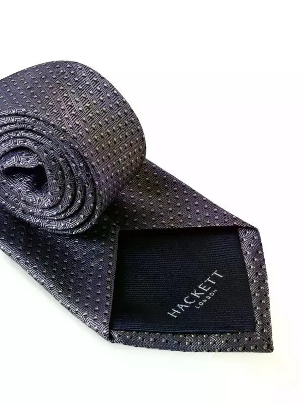 HACKETT  Dot-pattern Silk Tie