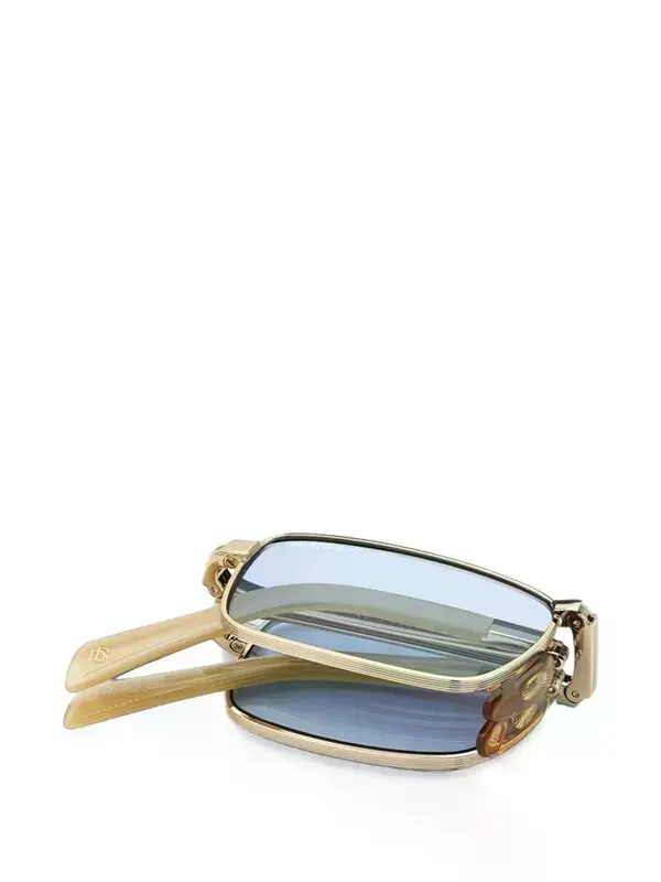 DB EYEWEAR BY DAVID BECKHAM Origami Rectangle-frame Sunglasses