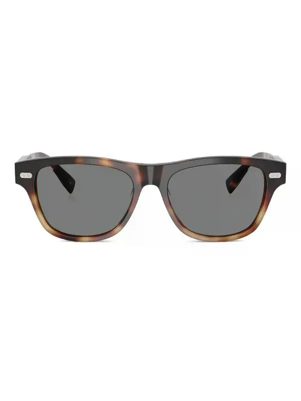 Brunello Cucinelli Tortoiseshell Square-frame Sunglasses