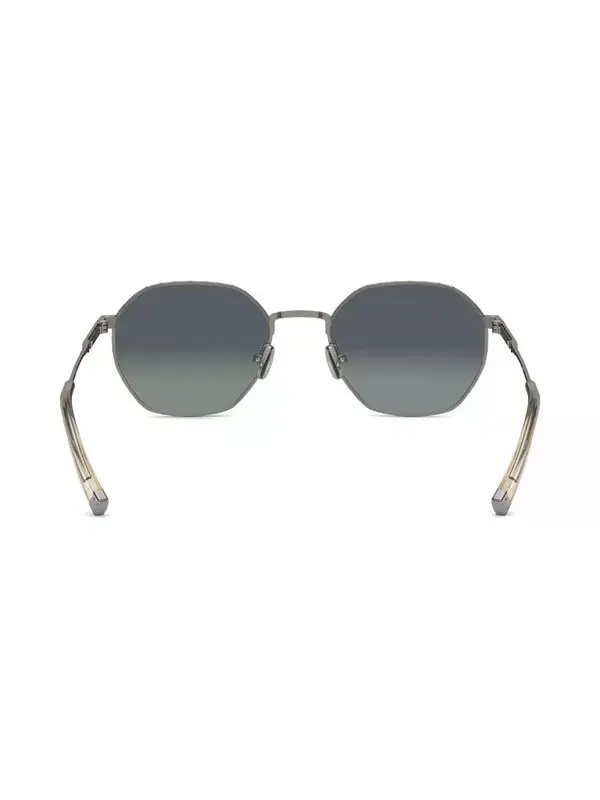 Brunello Cucinelli Bc2003st Hexagonal-frame Sunglasses