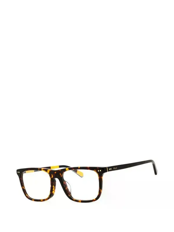 Polo Ralph Lauren Tortoiseshell-effect Rectangle-frame Glasses