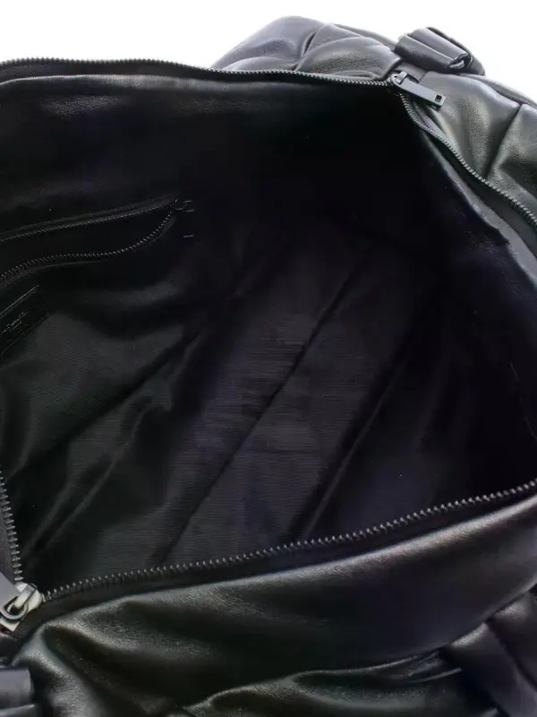Saint Laurent 2010s Logo Puffer Boston Bag