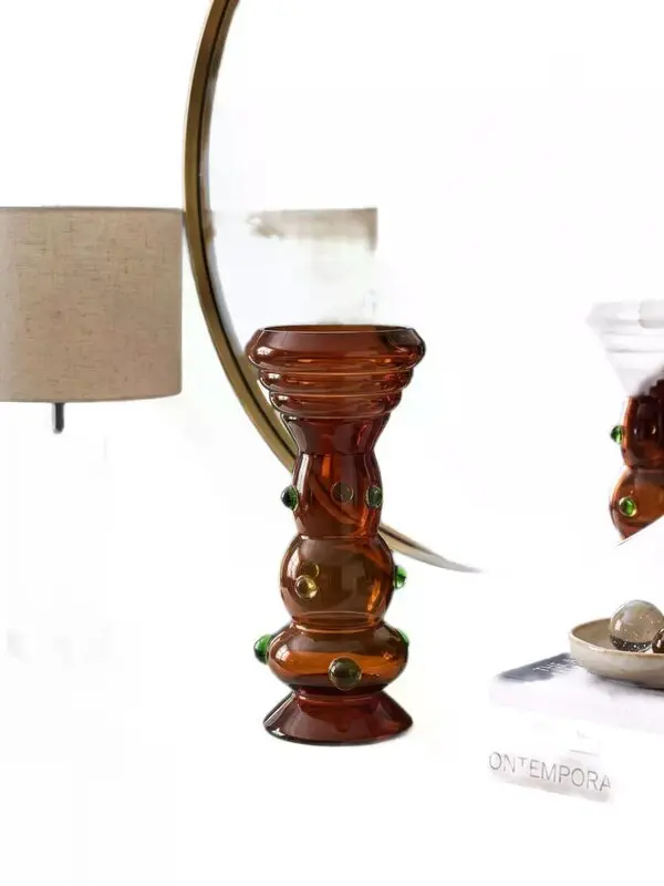 ENZO DE GASPERI Beaded Crystal Vase