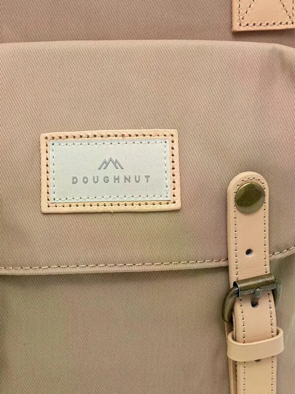 DOUGHNUT Macaroon Buckle-fastening Logo-patch Backpack - Neutrals