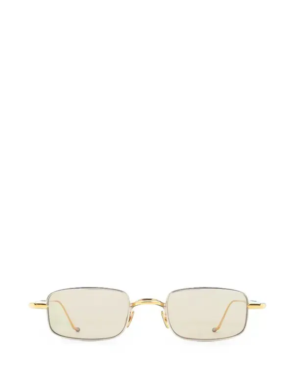 JACQUES MARIE MAGE Dusk Rectangle-frame Sunglasses - Silver