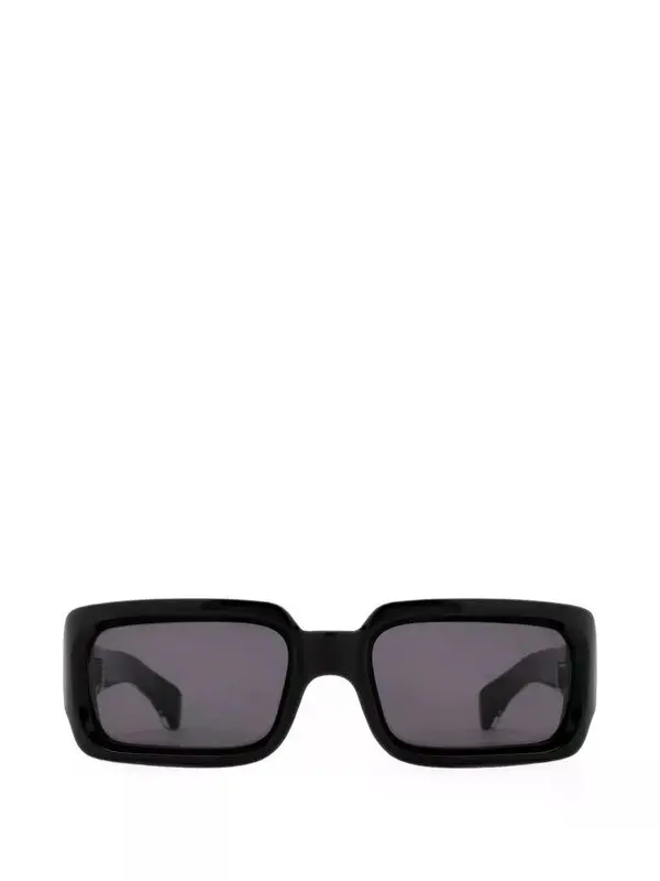 JACQUES MARIE MAGE Vera Rectangle-frame Sunglasses - Black