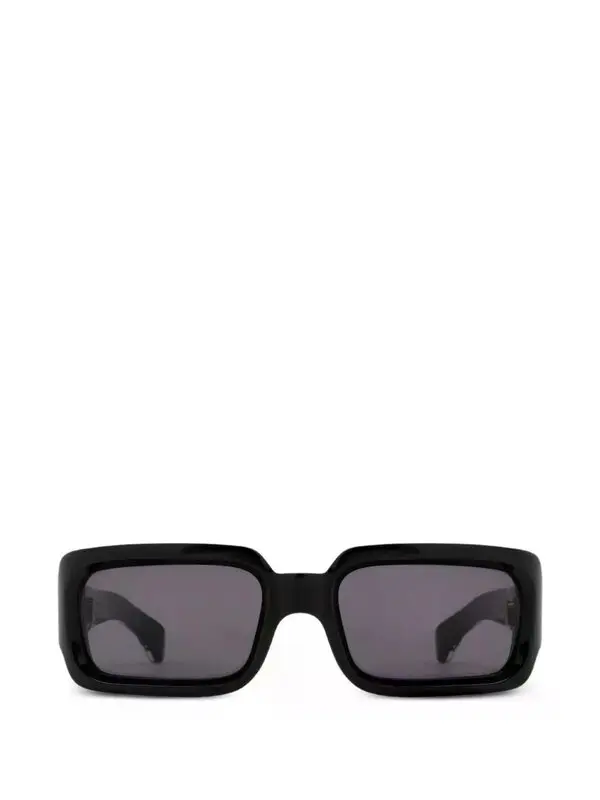 JACQUES MARIE MAGE Vera Rectangle-frame Sunglasses - Black