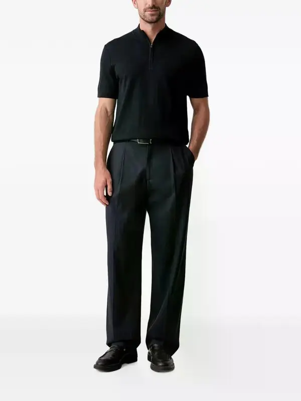 JOOP! Quarter-zip Knitted Polo Shirt