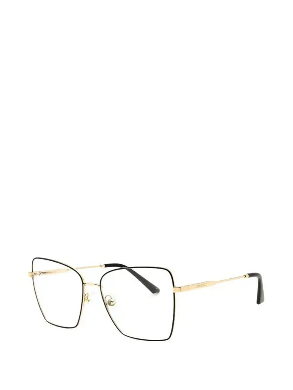 JIMMY CHOO Square-frame Glasses - Black
