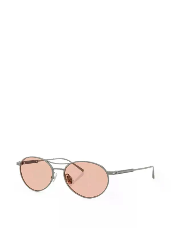 Brunello Cucinelli Carlito B. Round-frame Sunglasses