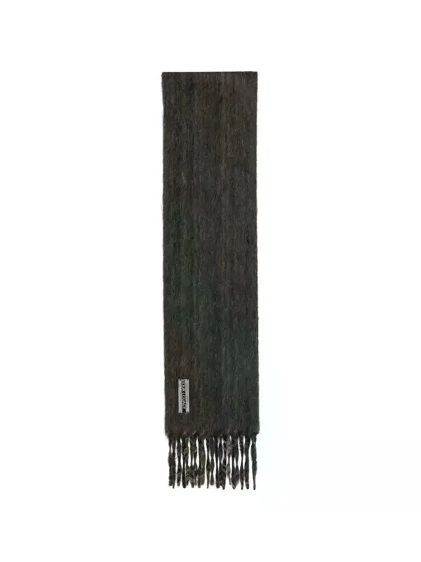 Our Legacy Estate Pressed-wave Scarf - Brown