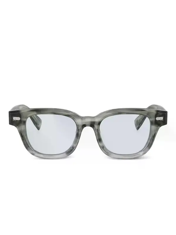 Brunello Cucinelli Miles Rectangle-frame Glasses