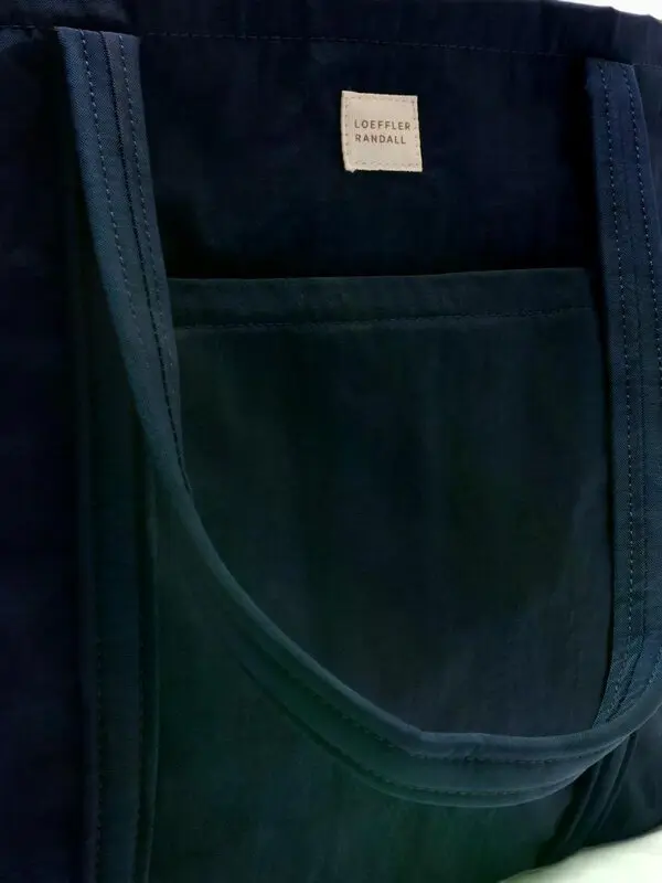 LOEFFLER RANDALL Dina Logo-patch Tote Bag - Blue