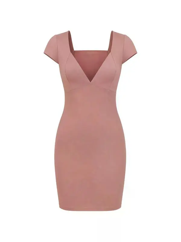 Patrizia Pepe V-neck Cap-sleeve Mini Dress