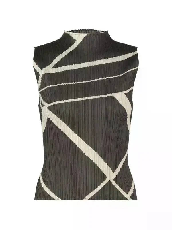 Issey Miyake Fold Line Top - Grey