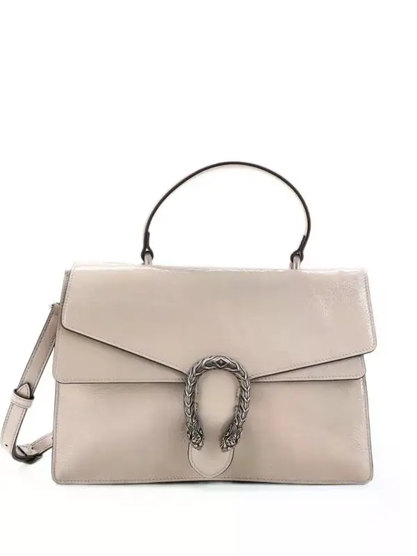 Gucci Dionysus Convertible Top Handle Bag Patent Medium Satchel