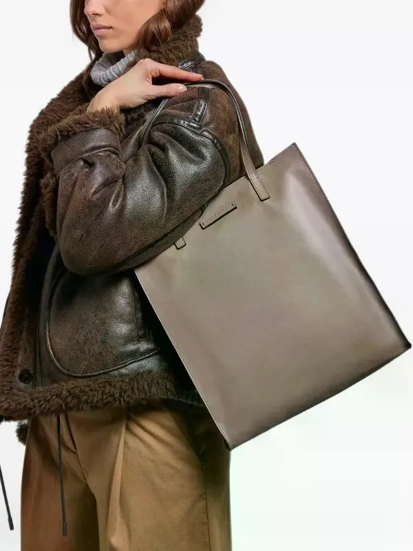 THE BRIDGE Mirra Leather Tote Bag