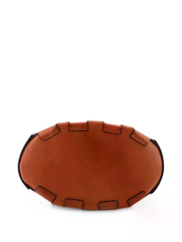 Loewe Bamboo Leather Bucket Bag - Brown