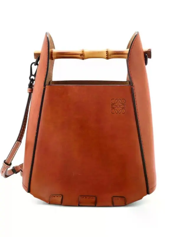 Loewe Bamboo Leather Bucket Bag