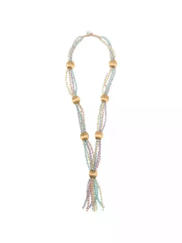 A.N.G.E.L.O. VINTAGE CULT 2000s Beaded Tassel Necklace