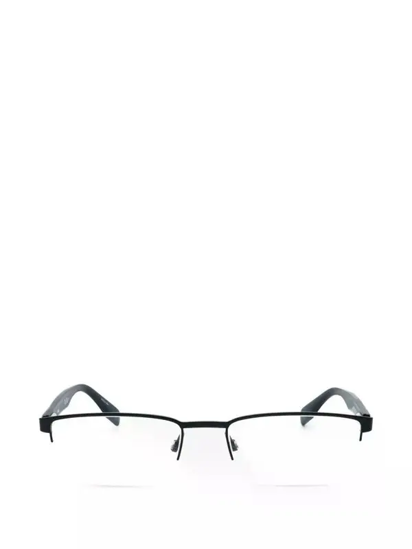 Hugo Rectangle-frame Glasses - Blue