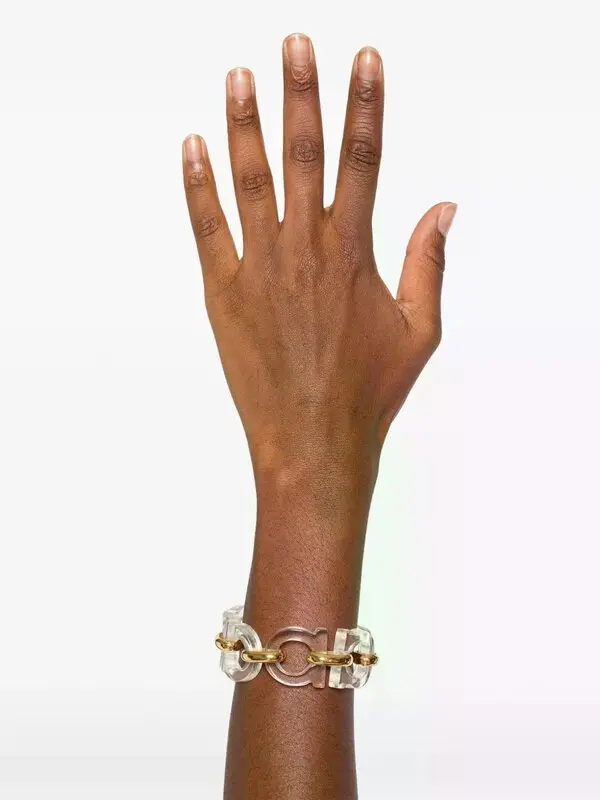 FERRAGAMO 1980s Gancini Link Bracelet
