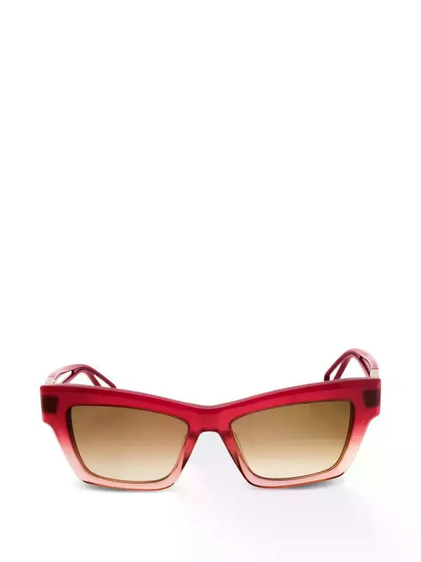 Furla Rectangular-frame Sunglasses - Red