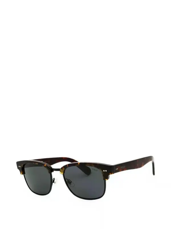 Polo Ralph Lauren Tortoiseshell-effect Rectangle-frame Sunglasses