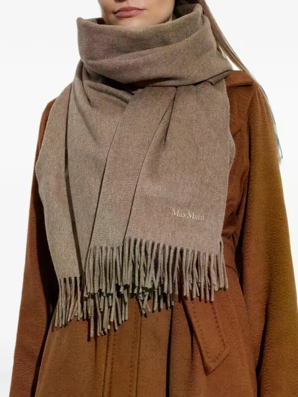 Max Mara Baci Fringed Scarf
