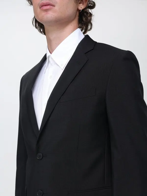 Fendi Slim Fit Single-breasted Wool And Mohair Blend Blazer