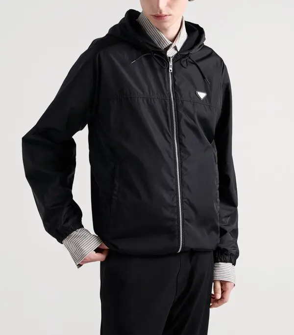 Prada Technical Hooded Jacket