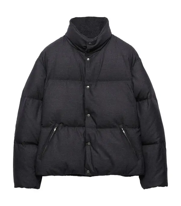 Prada Cashmere Puffer Jacket