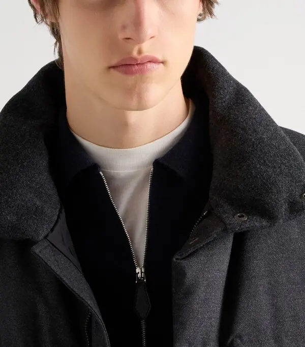 Prada Cashmere Puffer Jacket