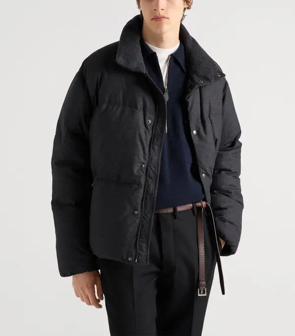 Prada Cashmere Puffer Jacket