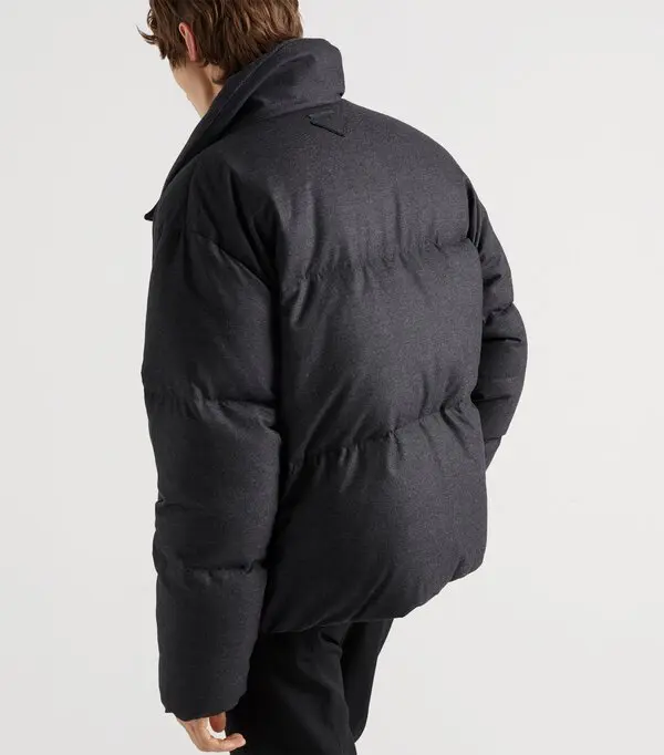 Prada Cashmere Puffer Jacket