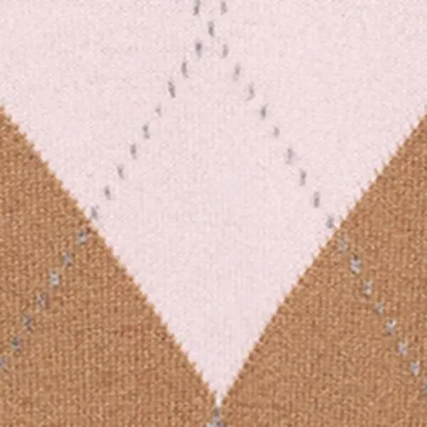 Prada Cashmere Argyle V-neck Sweater