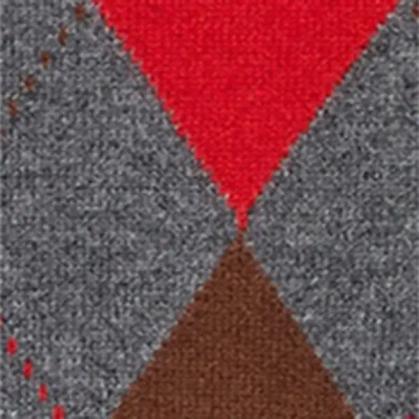 Prada Cashmere Argyle Polo Sweater