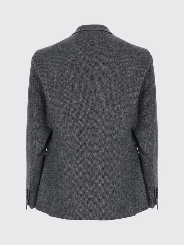 Tagliatore Double-breasted Blazer In Wool And Cashmere With Peak Lapels - Grey