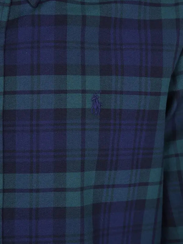 Polo Ralph Lauren Check Cotton Shirt With Button-down Collar