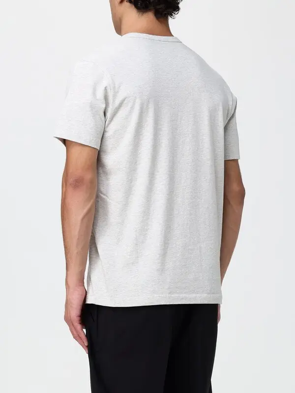 Kenzo Crewneck Cotton T-shirt With Contrasting Graphic Logo Print On The Front - Grey